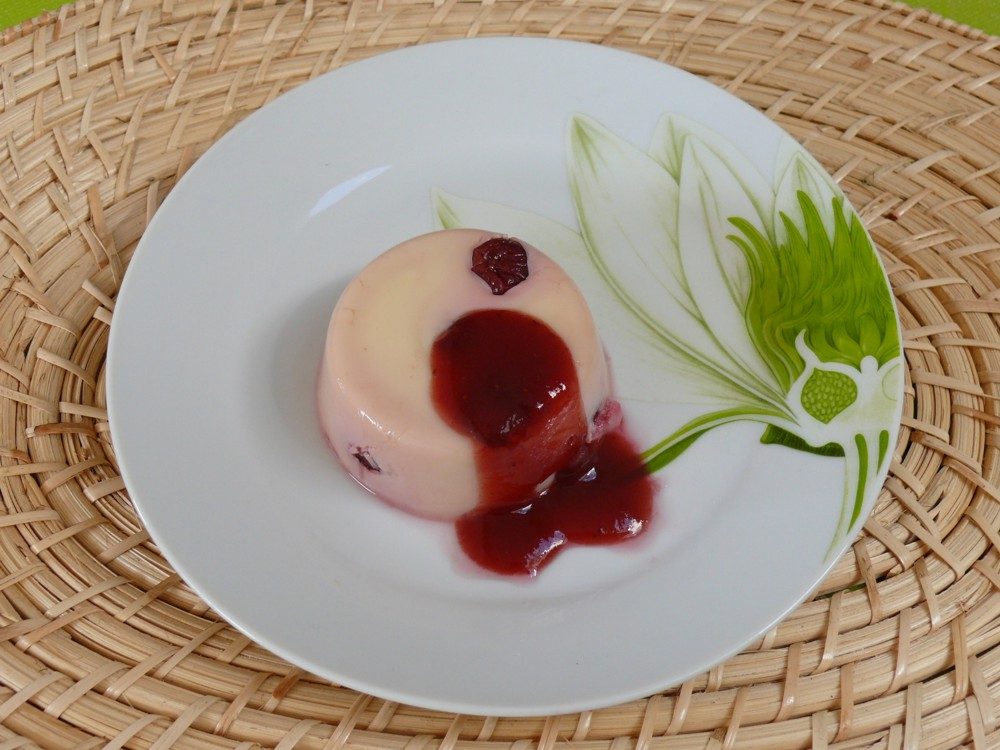 Flan vanille aux cerises | VICI Solutions