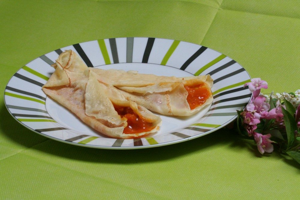 Crêpe fourrées à l'abricot Bio | VICI Solutions