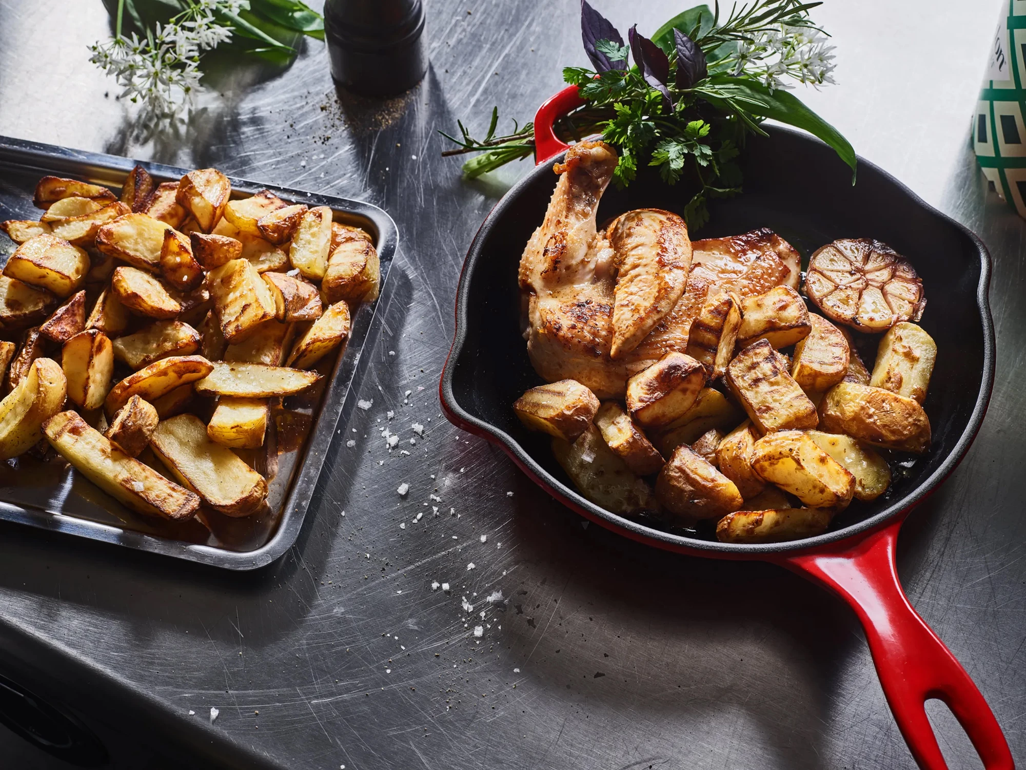 Pommes de terre rôties et suprême de volaille | VICI Solutions